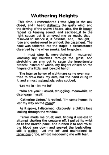 Wuthering Heights | Teaching Resources