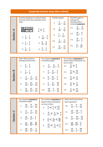 Fractions Year 6 Block 3 Week 8 | Teaching Resources