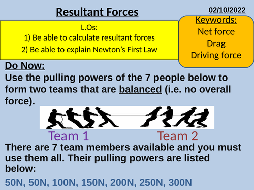 P8: Forces in balance (AQA) | Teaching Resources