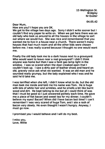 Writing a letter home as an evacuee (lessons & resources) | Teaching ...