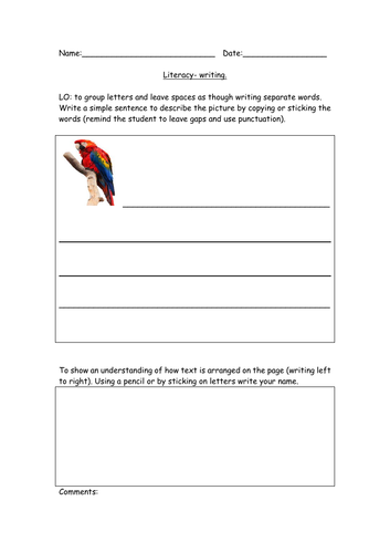 Writing sentences- Primary, Early Years, SEN, Reception. | Teaching ...
