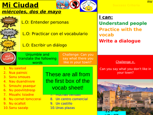 Year 7 Spanish - Viva 1 - Module 5 - Unit 1 - Lesson 2 - Week 1 - p.98 ...