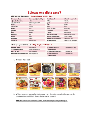 Spanish Viva 3 (Green/Verde)- 13 LA worksheets for SEN students ...