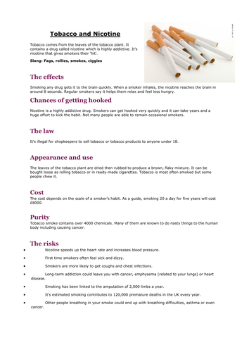 Drugs | Teaching Resources