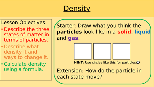 Density | Teaching Resources
