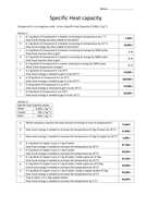 Specific Heat Capacity | Teaching Resources