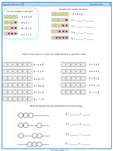 Year 1- Differentiated Addition & Subtraction Sheets- Autumn - Week 1 ...