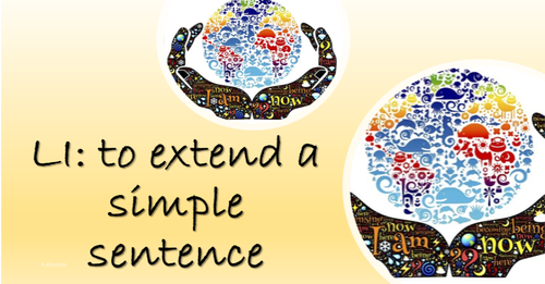 Writing /Extending Simple Sentences - Active Learning | Teaching Resources