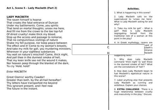 Macbeth 28 lesson SOW | Teaching Resources