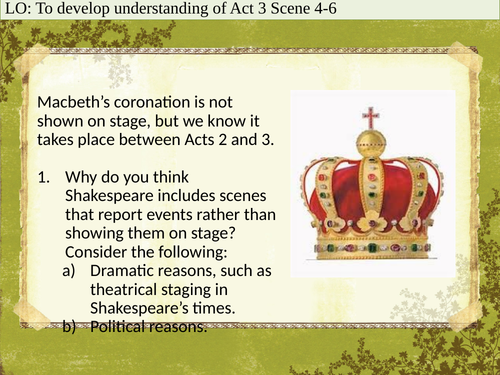Macbeth 28 lesson SOW | Teaching Resources