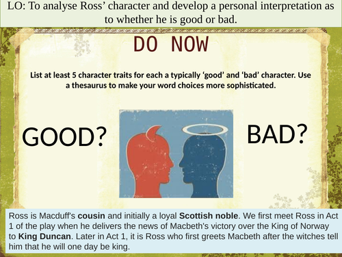 Macbeth 28 lesson SOW | Teaching Resources