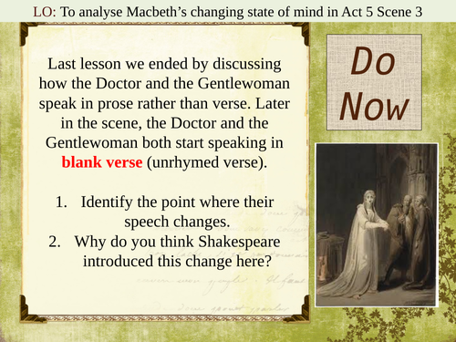 Macbeth 28 lesson SOW | Teaching Resources