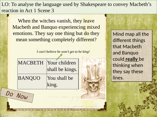 Macbeth 28 lesson SOW | Teaching Resources