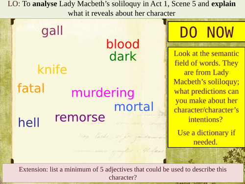 Macbeth 28 lesson SOW | Teaching Resources