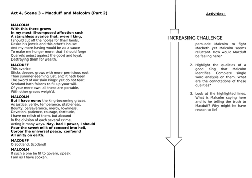 Macbeth 28 lesson SOW | Teaching Resources