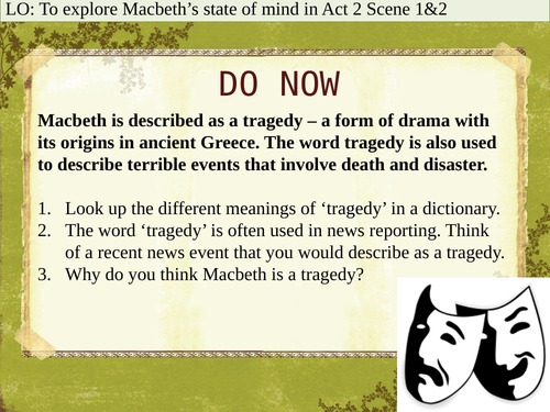 Macbeth 28 lesson SOW | Teaching Resources