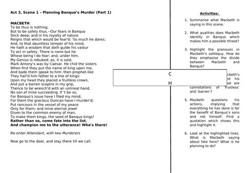 Macbeth 28 lesson SOW | Teaching Resources