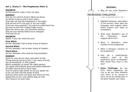 Macbeth 28 lesson SOW | Teaching Resources