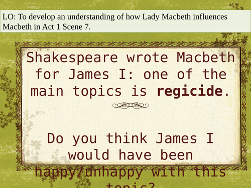 Macbeth 28 lesson SOW | Teaching Resources