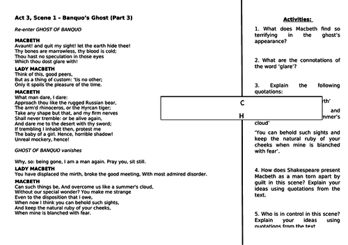 Macbeth 28 lesson SOW | Teaching Resources
