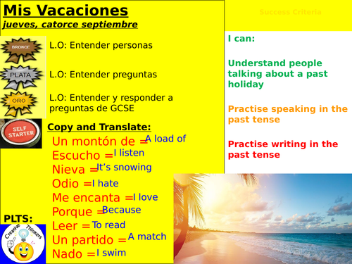 AQA Viva GCSE Spanish Foundation - Week 2 - Lesson 2 - ¿Cómo prefieres ...