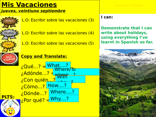 AQA Viva GCSE Spanish Foundation - Week 3 - Lesson 2 - ¿Adónde fuiste ...