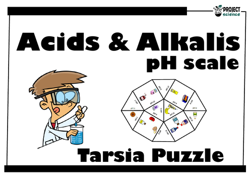 Acids and Alkalis pH scale Tarsia Puzzle | Teaching Resources