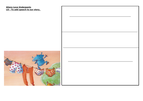 Aliens Love Underpants | Teaching Resources