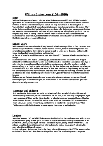 William Shakespeare Biography Lesson | Teaching Resources