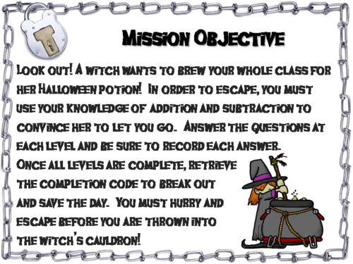 2 and 3 Digit Addition and Subtraction W & W/O Regrouping Escape Room ...