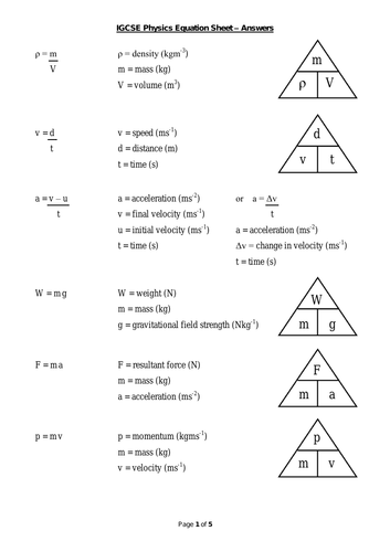 Cie Igcse Physics Formula Sheet - vrogue.co Cie Igcse Physics Formula Sheet - vrogue.co