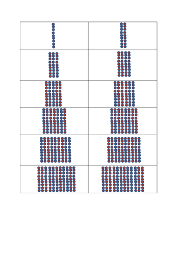 Array sets times tables | Teaching Resources