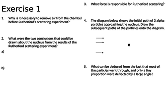 A Level Physics Radioactivity 1 : The Discovery of the Nucleus ...