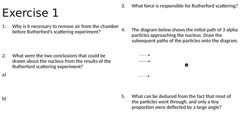 A Level Physics Radioactivity 1 : The Discovery of the Nucleus ...