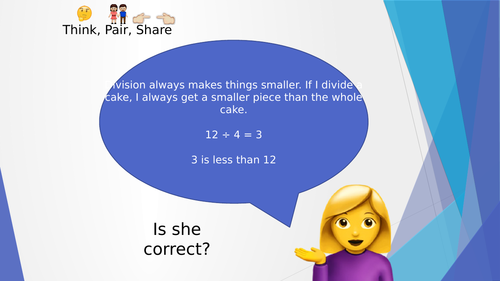 KS3 Lesson Powerpoint - Fractions (Dividing) | Teaching Resources