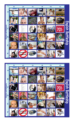 Cheaters and Dishonesty Legal Size Photo Battleship Game | Teaching ...