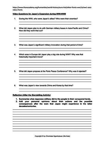 World History Lesson: Japan's Expansion (WWI-WWII) and Nanking Massacre ...