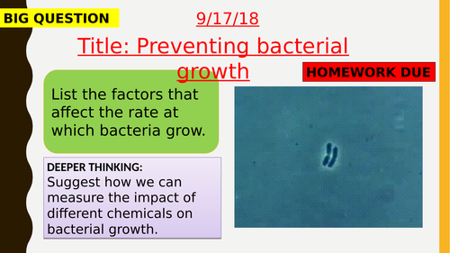 Aqa New Specification B5 Communicable Diseases Separate Science Bundle