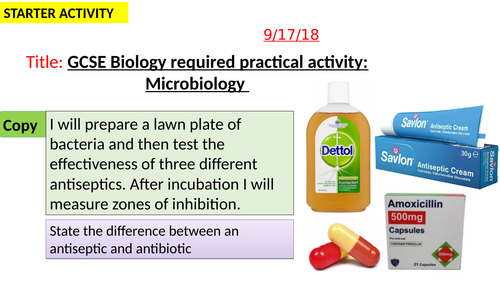 Aqa New Specification B5 Communicable Diseases Separate Science Bundle