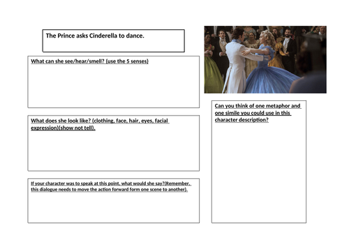 Character description - plan/worksheets/model texts/planning sheets/LA ...