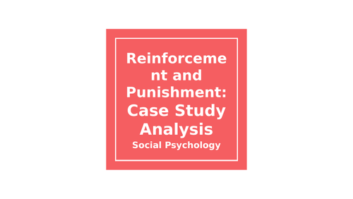 Psychology Activity: Reinforcement and Punishment Role Plays | Teaching ...