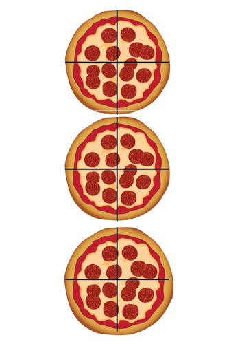 Number cards and pizza boards (fractions) resources for maths ...