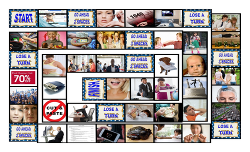 Cheaters and Dishonesty Legal Size Photo Board Game | Teaching Resources