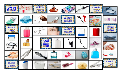 Health and Personal Hygiene Legal Size Photo Board Game | Teaching ...