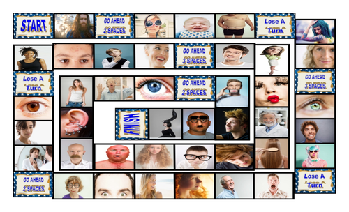 People Descriptions Legal Size Photo Board Game | Teaching Resources