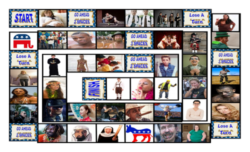 Stereotypes Legal Size Photo Board Game | Teaching Resources