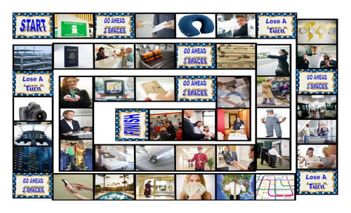 Travel Modes and Things Legal Size Photo Board Game | Teaching Resources