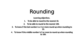 Rounding | Teaching Resources