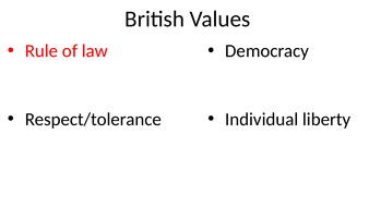 Assembly on the Rule of Law (a British Value) | Teaching Resources
