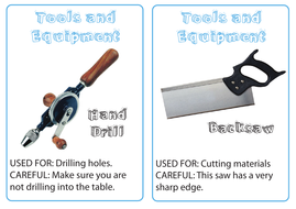 DT Basic Tool Posters/Cards | Teaching Resources